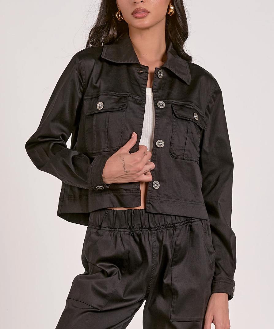 Silky Button Jacket – Mainstream-GoldenValley