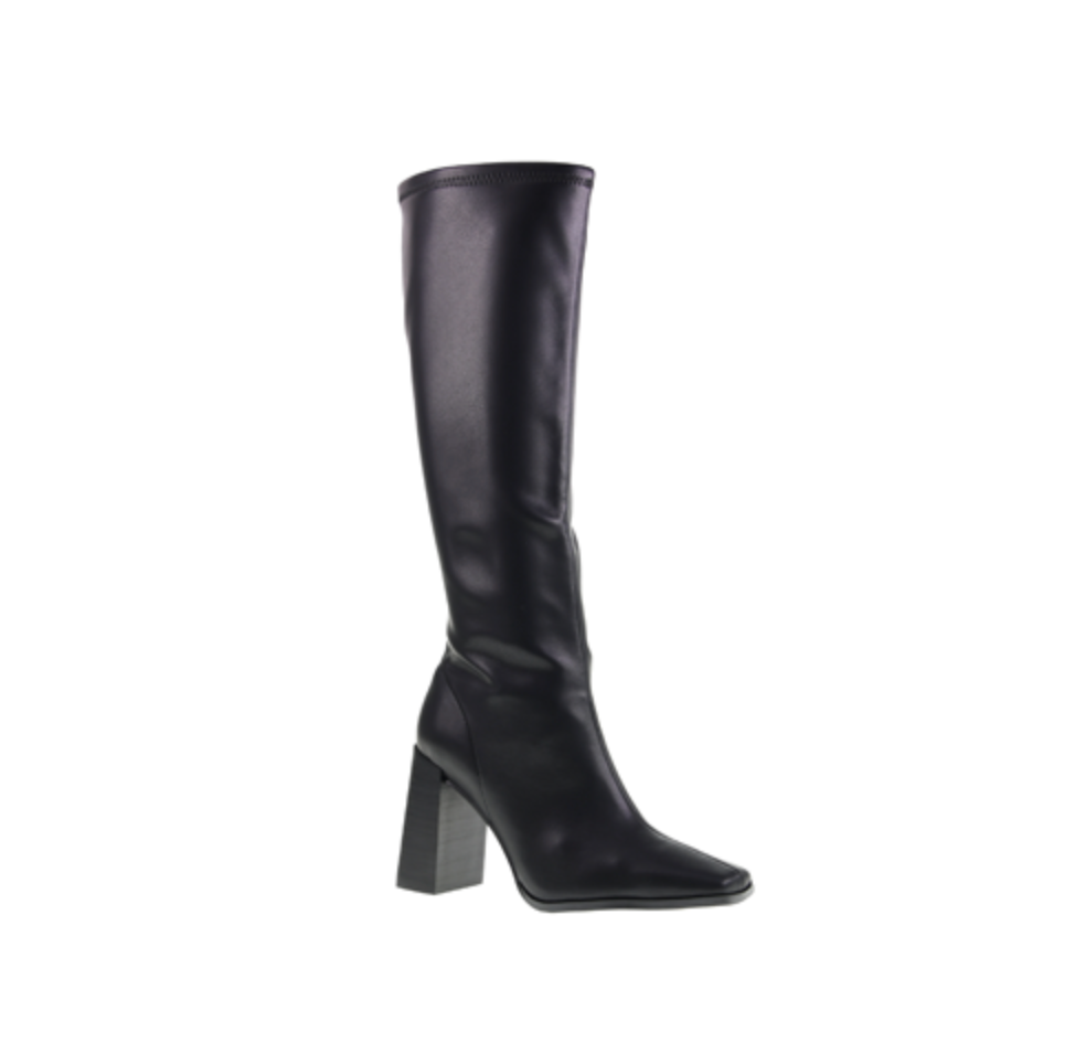 Mary Soft Stretch Tall Boot. 4" Heel – Mainstream-GoldenValley