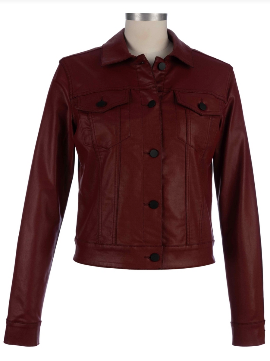 Julia Faux Leather Jacket – Mainstream-GoldenValley
